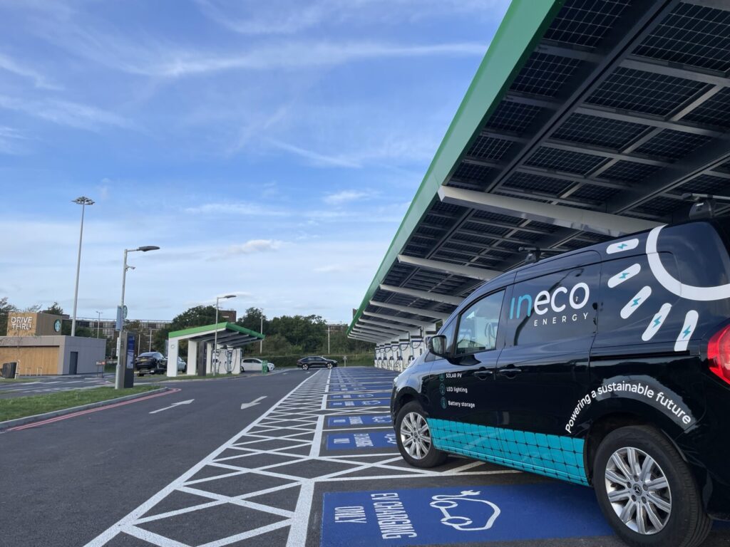 Ineco Energy delivers Solar on one of Europe’s Largest EV Charging Hub ...